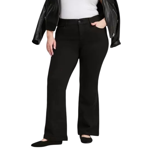 torrid | Jeans | Torrid Bombshell Flare High Rise Black Denim New Jeans ...